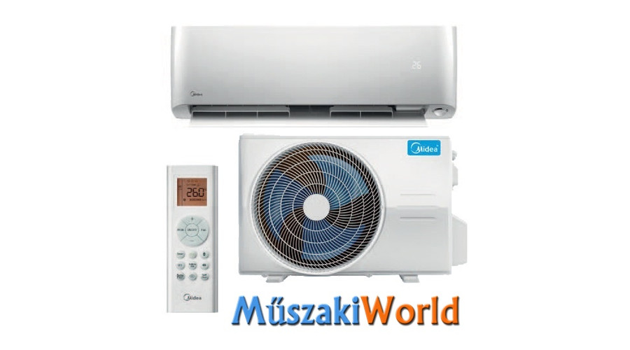 Midea Oasis Plus 3,5 kw (R32) WIFIs, Inverteres Hűtő-fűtő split klíma ...